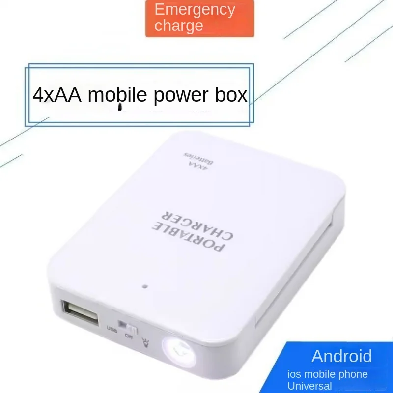 Phone-4AA-Battery-Emergency-Charger-AA-Battery-Power-Bank-AA-Battery ...