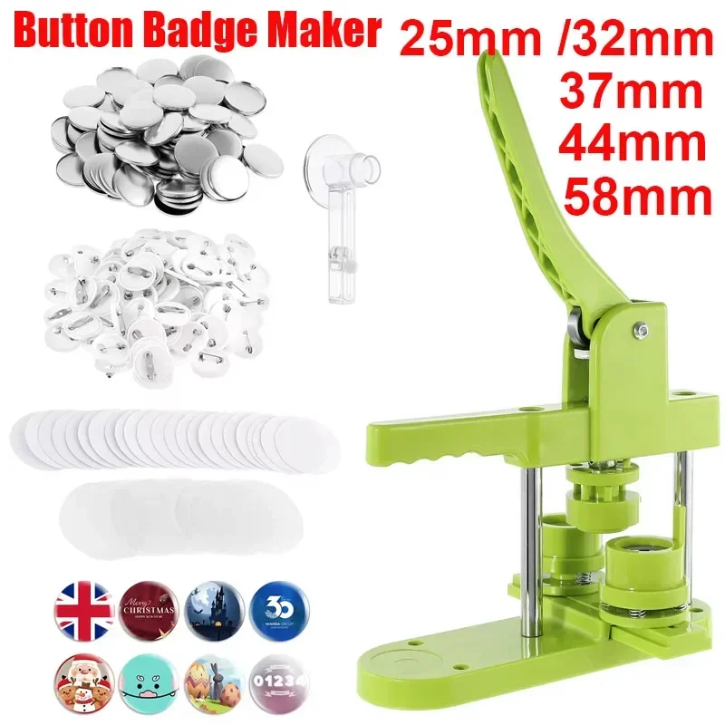 25mm-44mm-58mm-Button-Badge-Maker-Machine-DIY-Pin-Button-Maker-Press ...