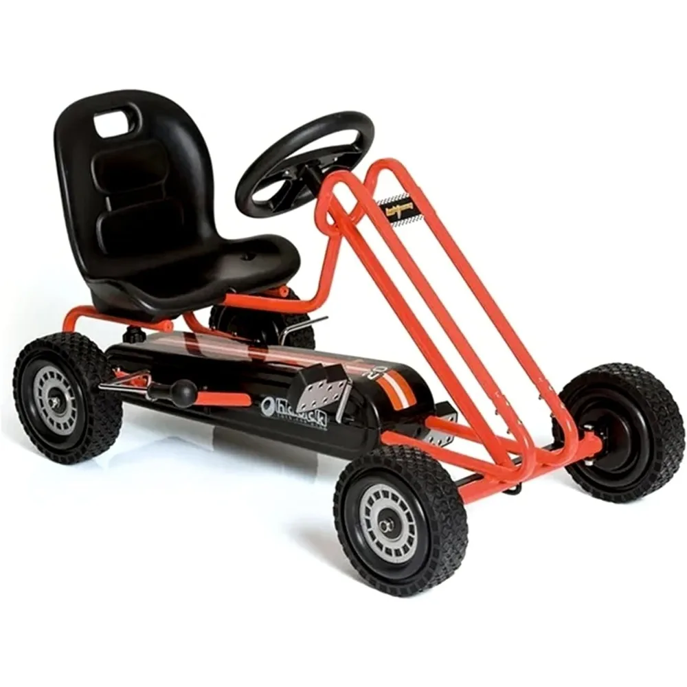 Lightning-Ride-On-Pedal-Go-Kart-Toy-with-Ergonomic-Adjustable-Bucket ...