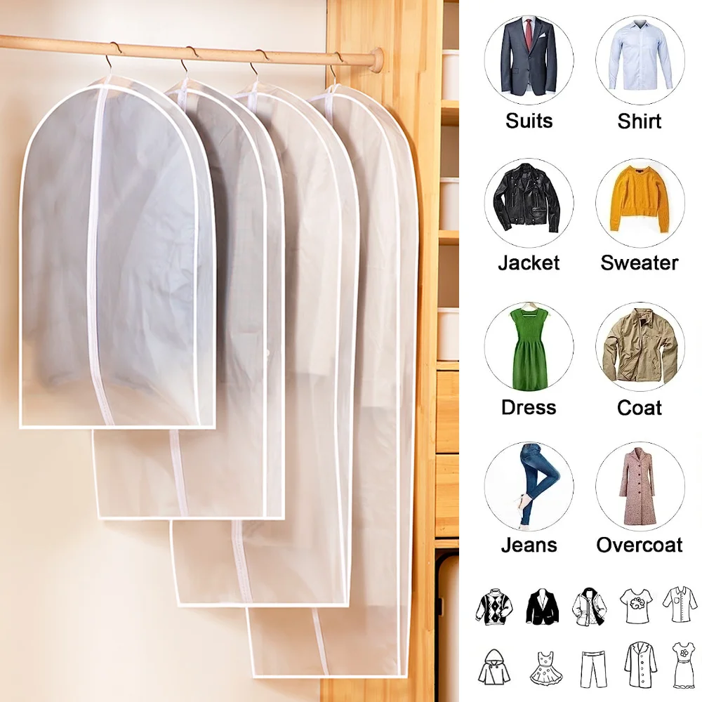 Clothes-Dust-Cover-Plastic-Waterproof-Transparent-Clothing-Covers-Home ...