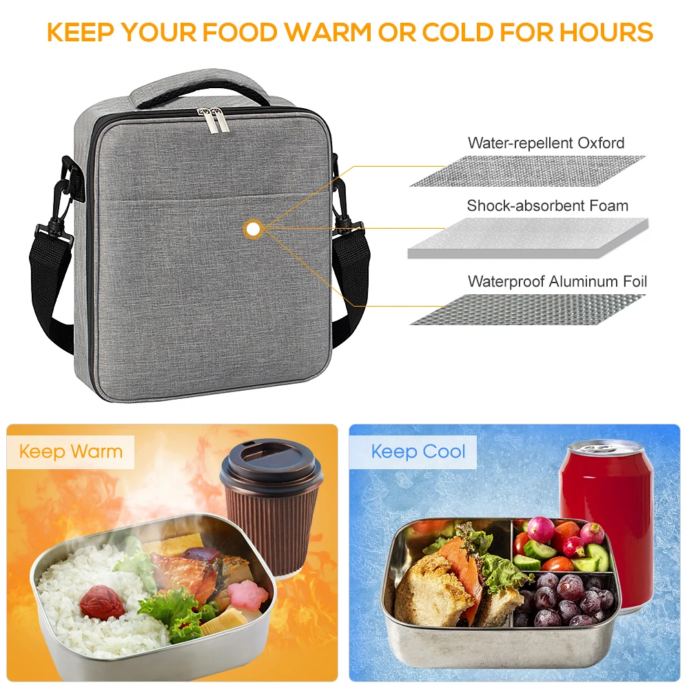 Camping-Portable-Lunch-Bag-Lunch-Waterproof-Box-Thermal-Insulated ...