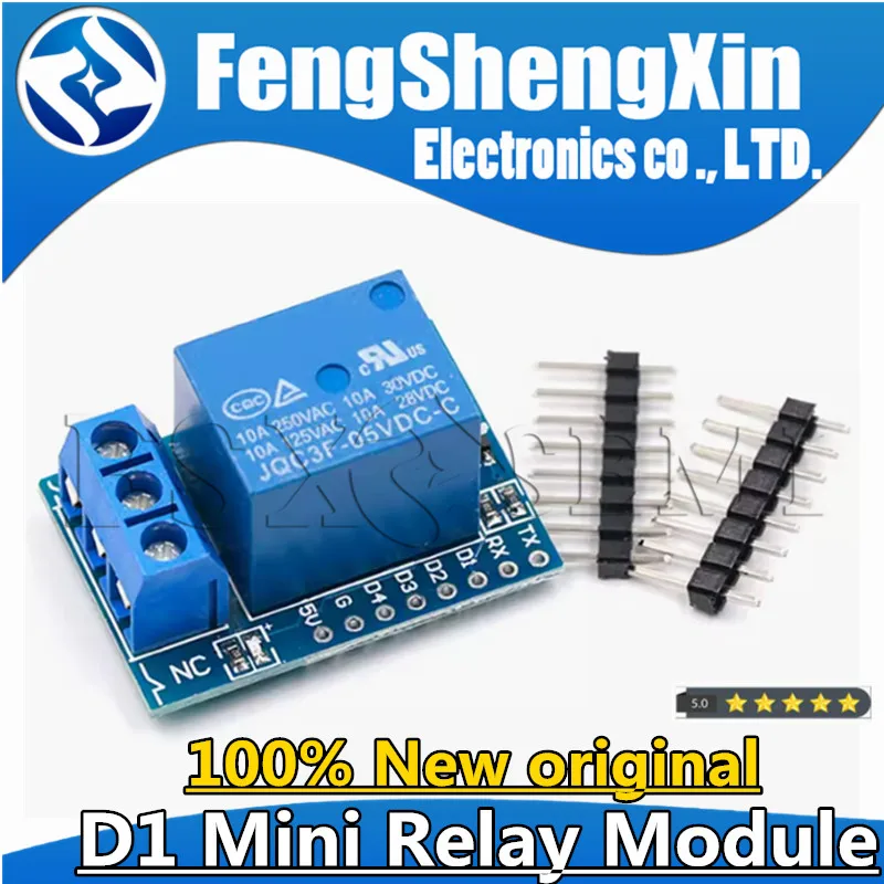 For-Wemos-D1-Mini-Relay-Shield-One-Channel-for-Wemos-D1-Mini-Relay ...