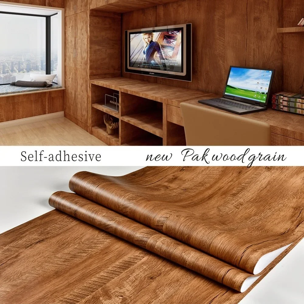 Wood Grain Plank Wallpaper