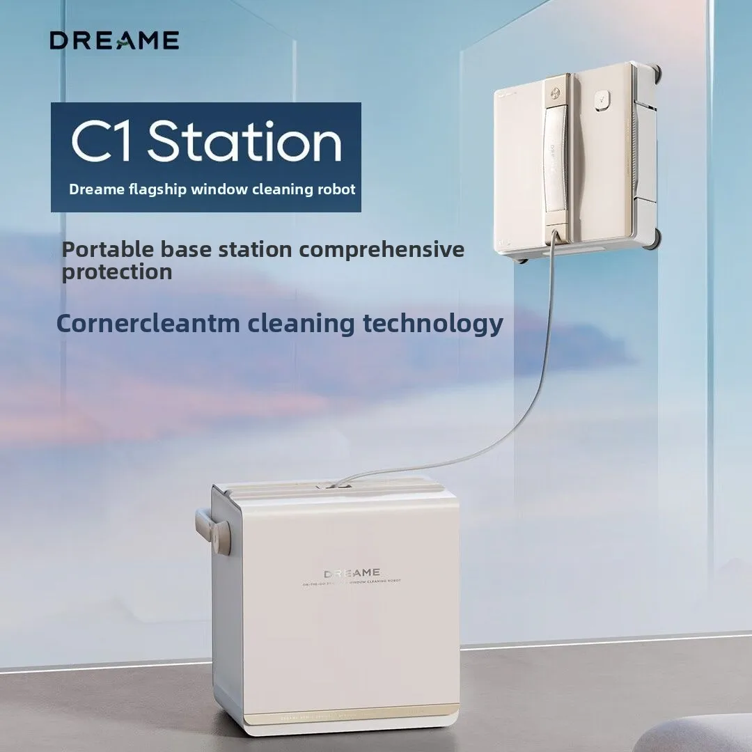 DREAME automatic window cleaning robot C1 Station glass cleaning ...