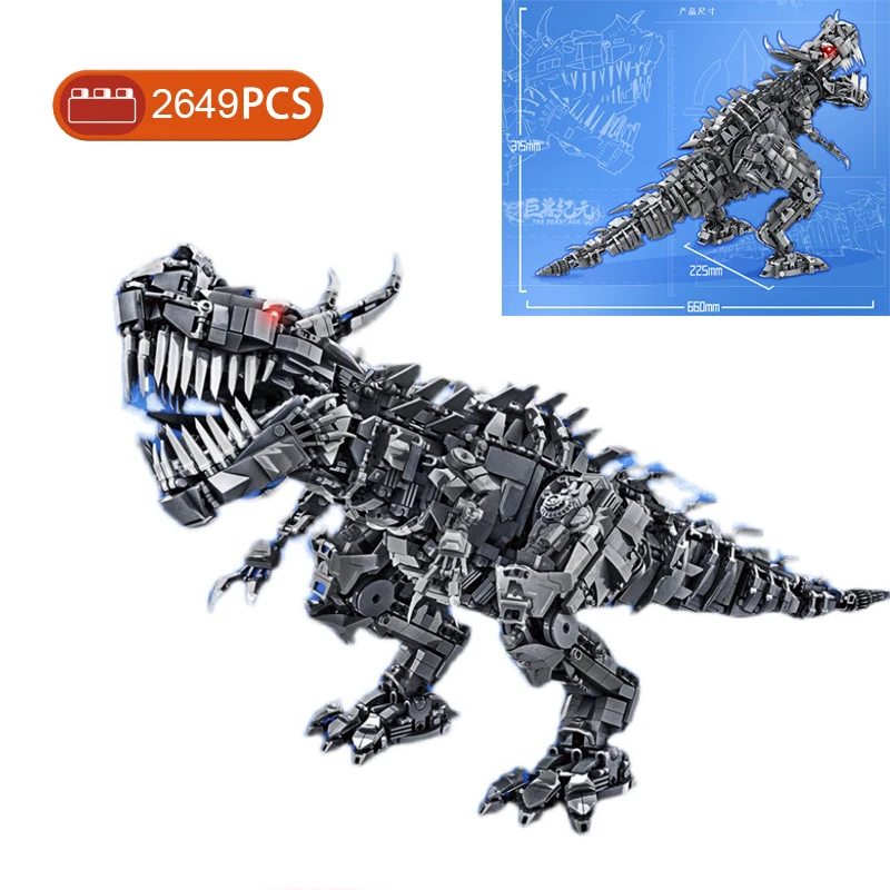 Nuovo-MOC-Jurassic-Dino-World-Tyrannosaurus-Rex-kit-di-costruzione-Bolcks-mattoni-dinosauri ...