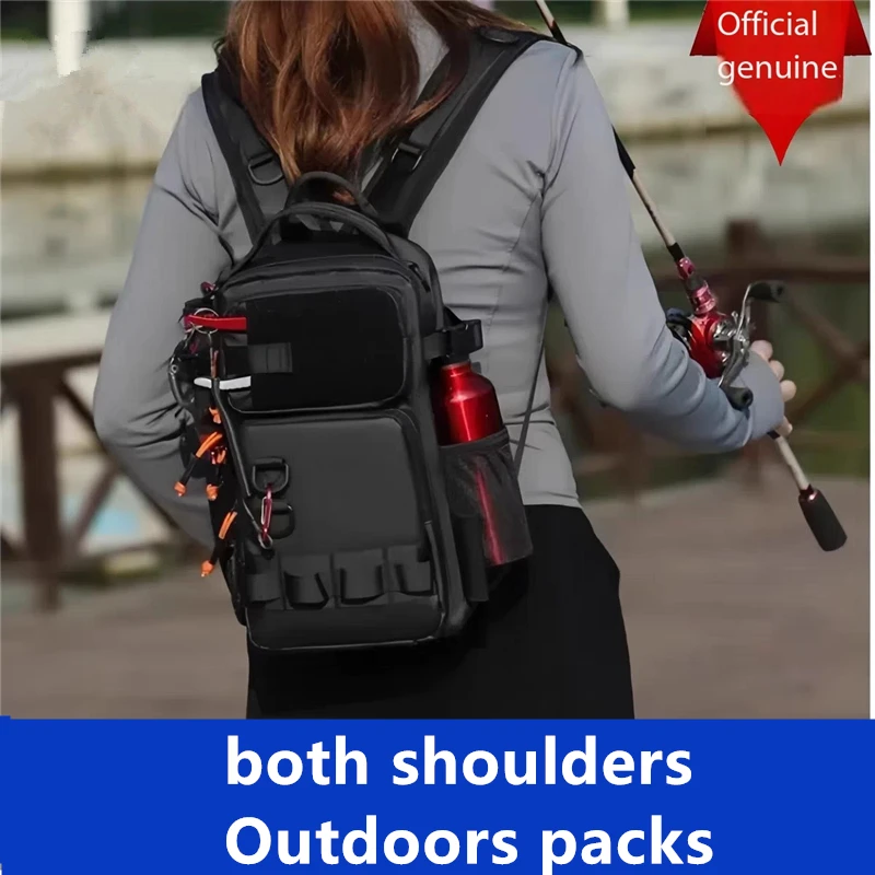 New Waterproof Luya Multifunctional Single Shoulder Backpack, Slanted ...