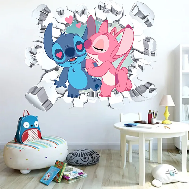 Disney-Anime-Stitch-Wall-Stickers-Children-s-Bedroom-Wall-Stickers-Lilo ...