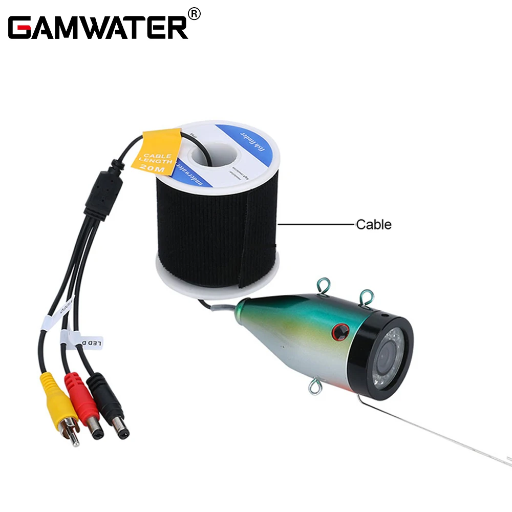 GAMWATER-AHD-1080P-Underwater-Fishing-Camera-with-15pcs-White-LEDs ...