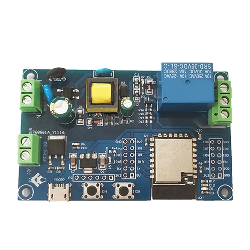 Ac/Dc Tápegység Wifi Bluetooth Ble Egyetlen Relé Modul Esp32-C3 Relay ...