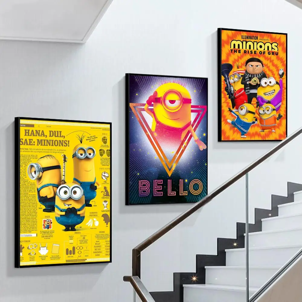 M-minions-Movie-Poster-Self-adhesive-Art-Poster-Retro-Kraft-Paper ...