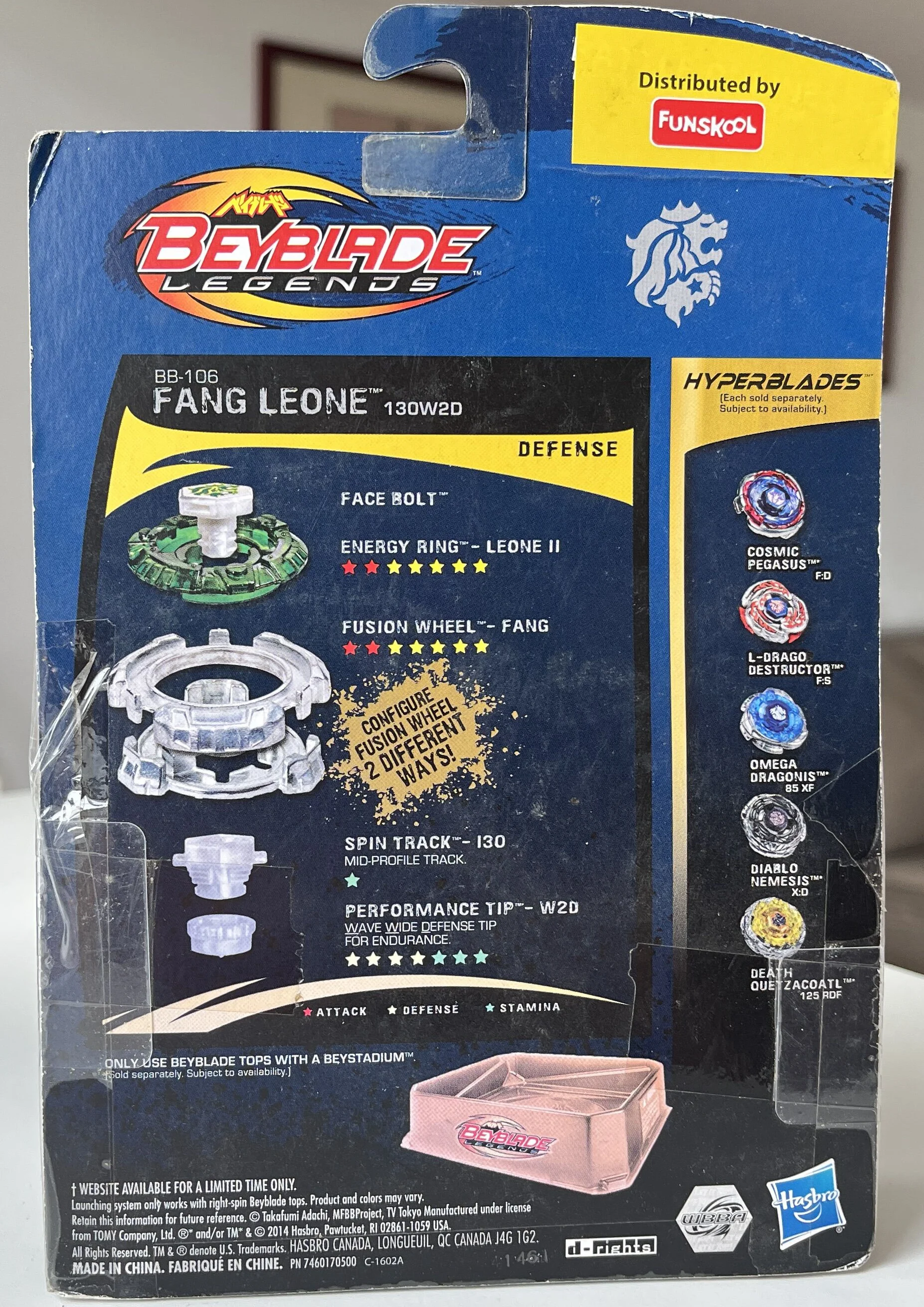 Beyblade Fang Leone Hasbro