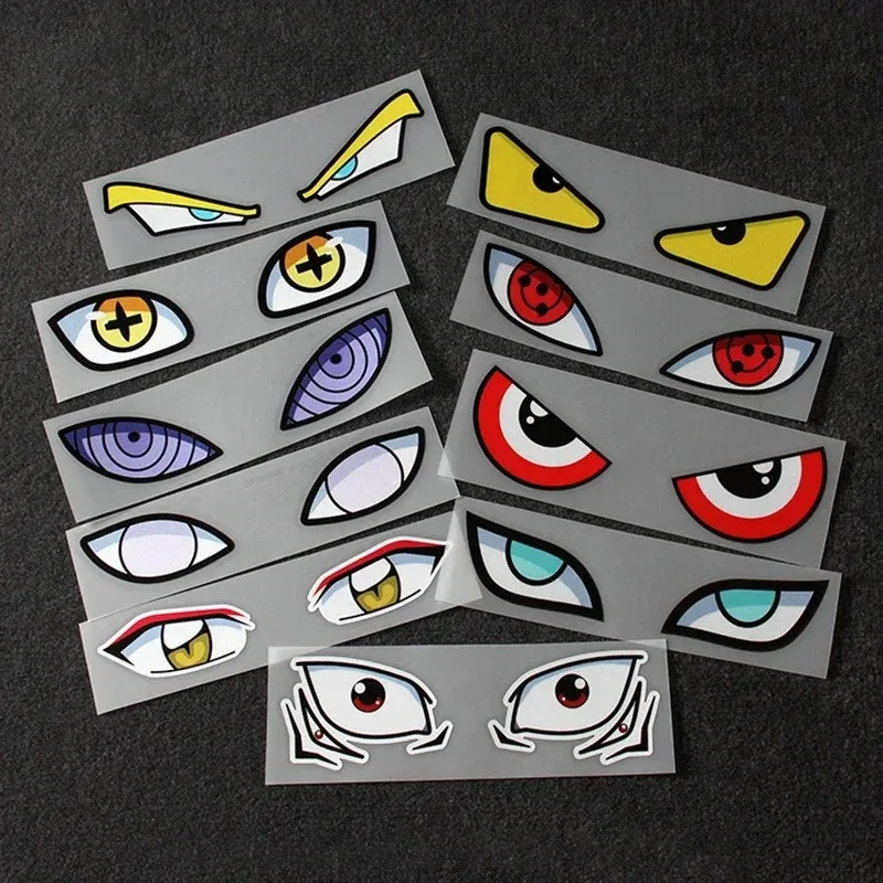 3D-Motorcycle-Stereo-Reflective-Cat-Eyes-Sticker-Creative-Rearview ...