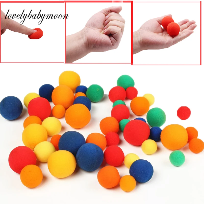 10PCS-Finger-Sponge-Ball-magic-tricks-Classical-magician-Illusion ...