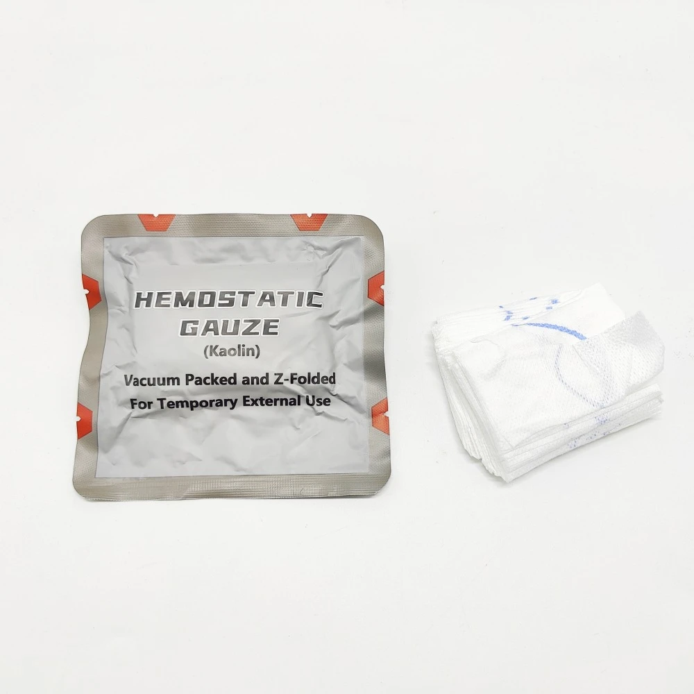 Kaolin Hemostatic Gauze For Blood Clotting Quickly Trauma Care Camping ...