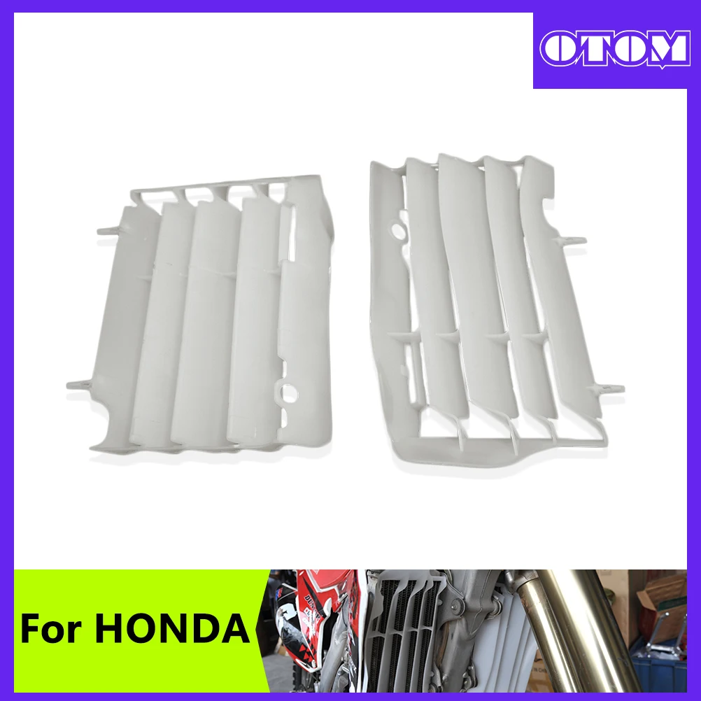 Motorcycle Radiator Louvers Plastic Water Tank Air Deflector Engine Oil ...