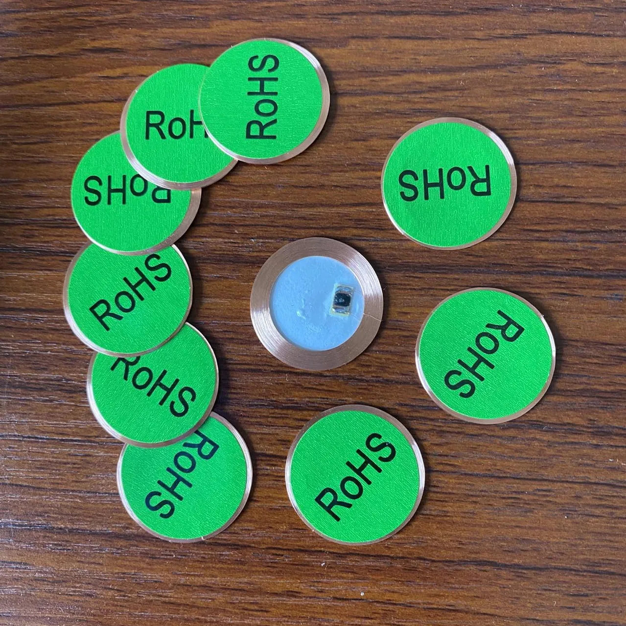 Átmérő 28 Mm Rfid Címkék 125 Khz Írható T5577 Chip Antenna Macskák És ...