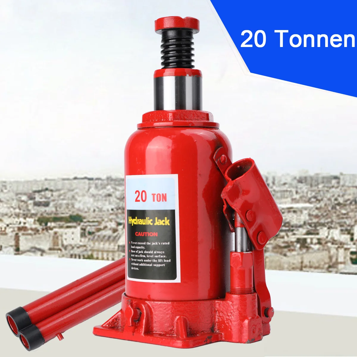 20t Vehicle-Mounted Hydraulic Jack Low-Position Low-Profile Hand ...