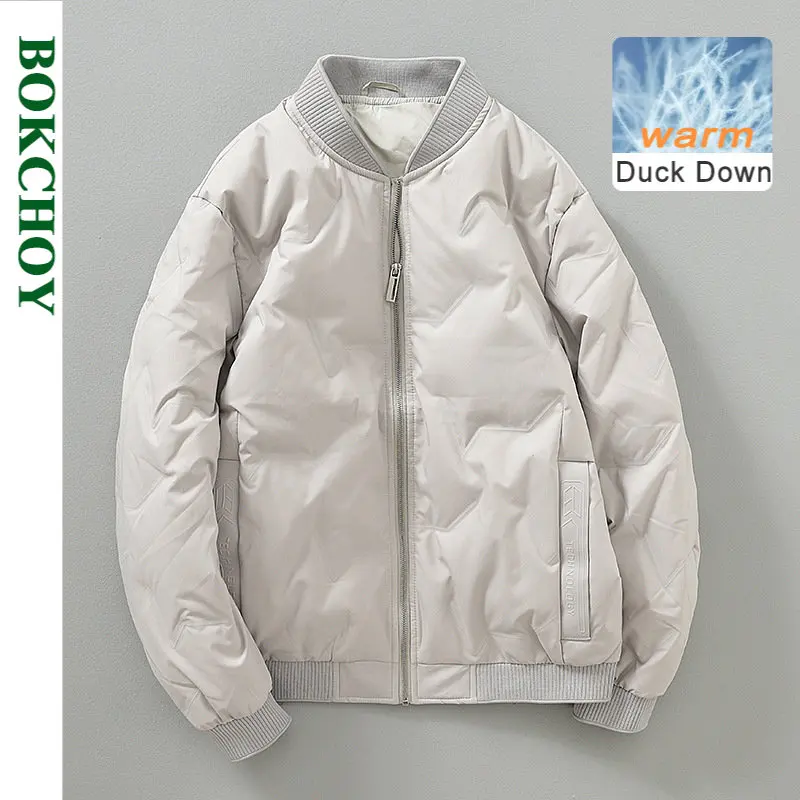 Autumn-Winter-New-Solid-Color-Baseball-Collar-Down-Jacket-for-Men-90 ...