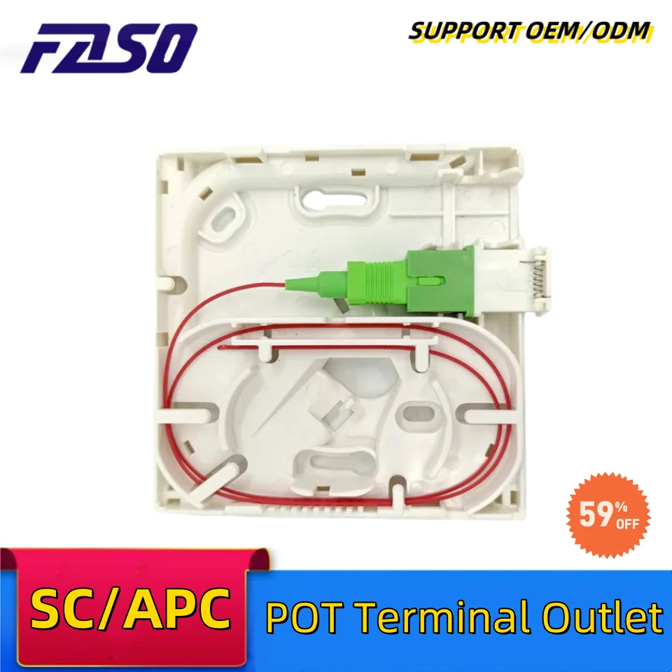 80Pcs-FTTH-POT-Terminal-Outlet-Single-Mode-SC-APC-Socket-Box-Set-for ...