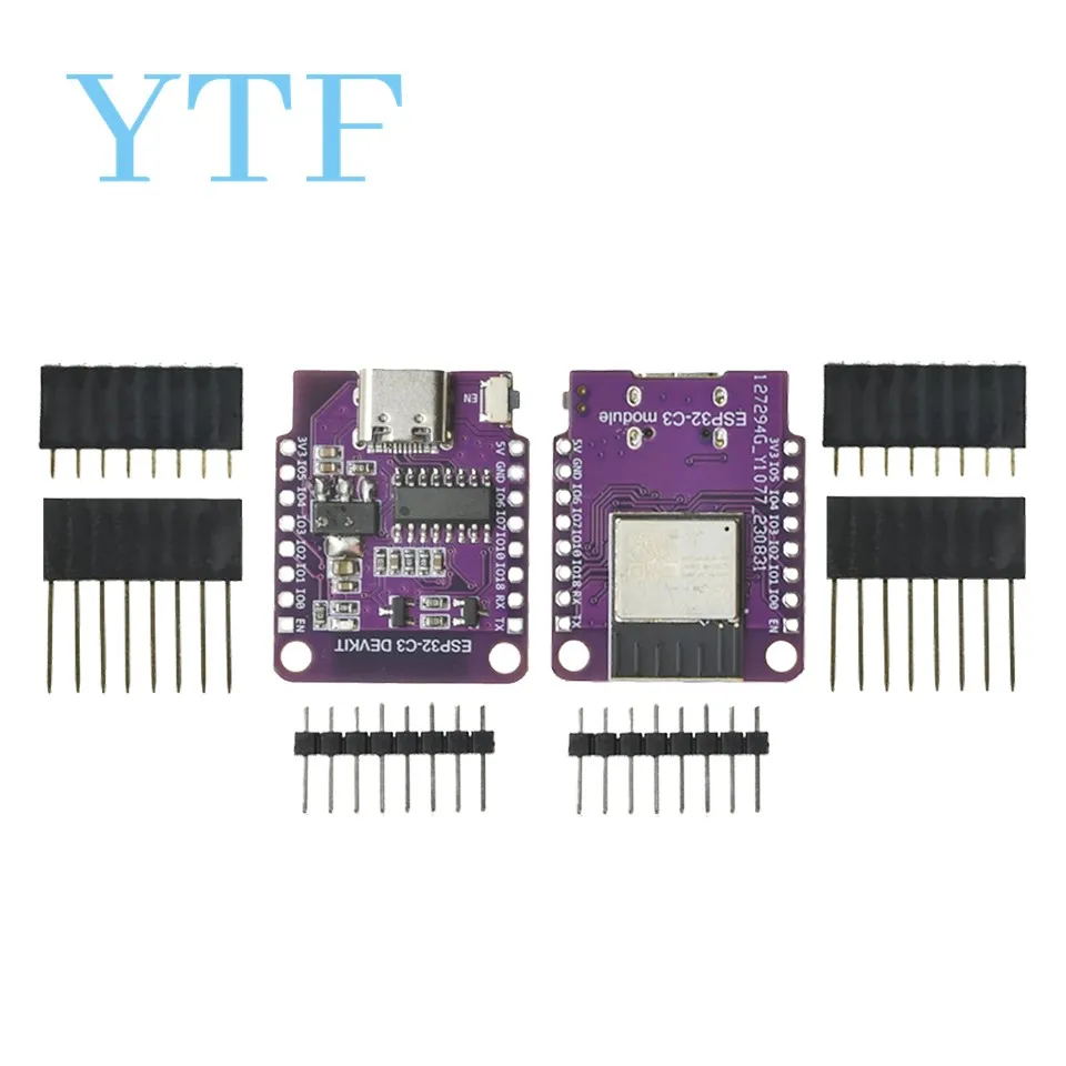 Mini-ESP32-C3-Development-Board-Equipado-com-ESP32-C3-MINI-1-N4-Module ...