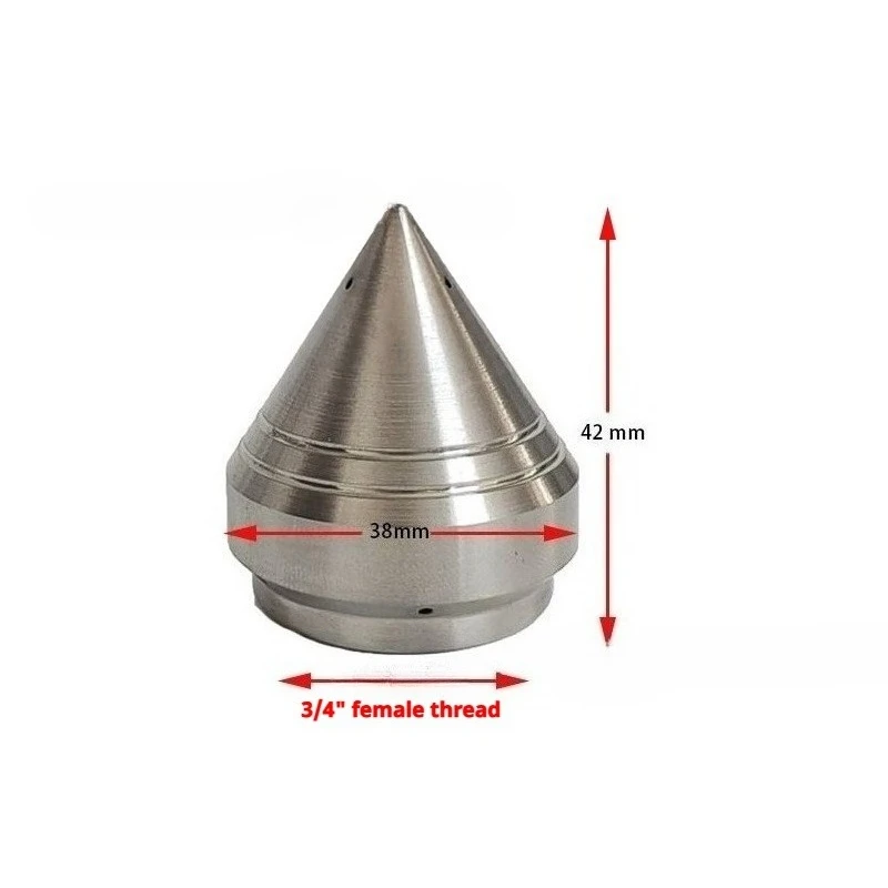 3/8" 1/2" 3/4" M22 CHISEL POINT NOZZLE Sewer Jetter Nozzle High ...