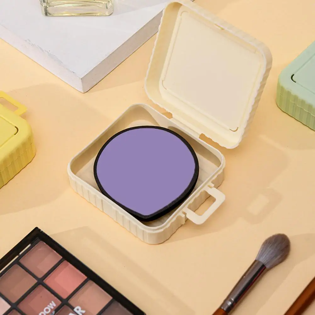 Portable-Luggage-Shape-Powder-Puff-Storage-Box-Contour-Facial-Smooth ...