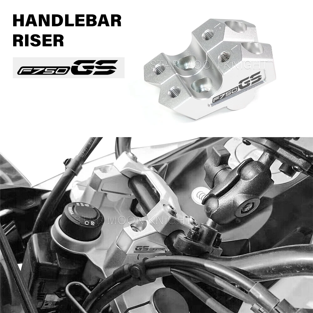 Alum-nio-Back-Move-Handlebar-Adapter-Handle-Bar-Mount-Risers-para-BMW ...
