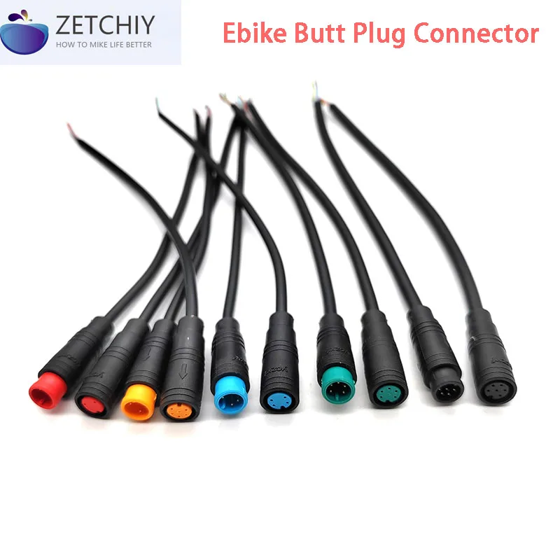 M8-2-3-4-5-6-Pin-Electric-Bicycle-Plug-Connector-Scooter-E-bike-sensor ...