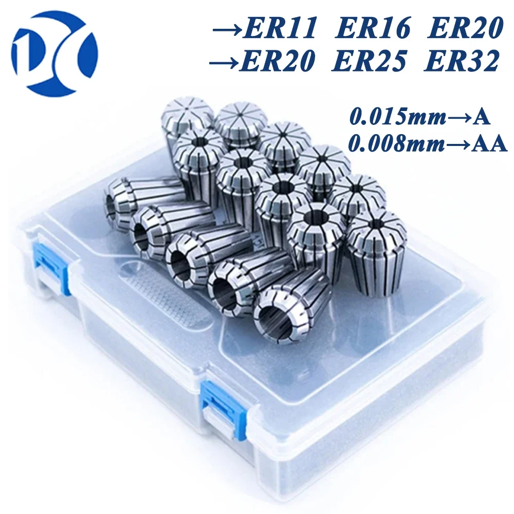 DC-ER-Collet-Set-ER11-ER16-ER20-ER25-ER32-ER40-High-Precision-0-008mm ...