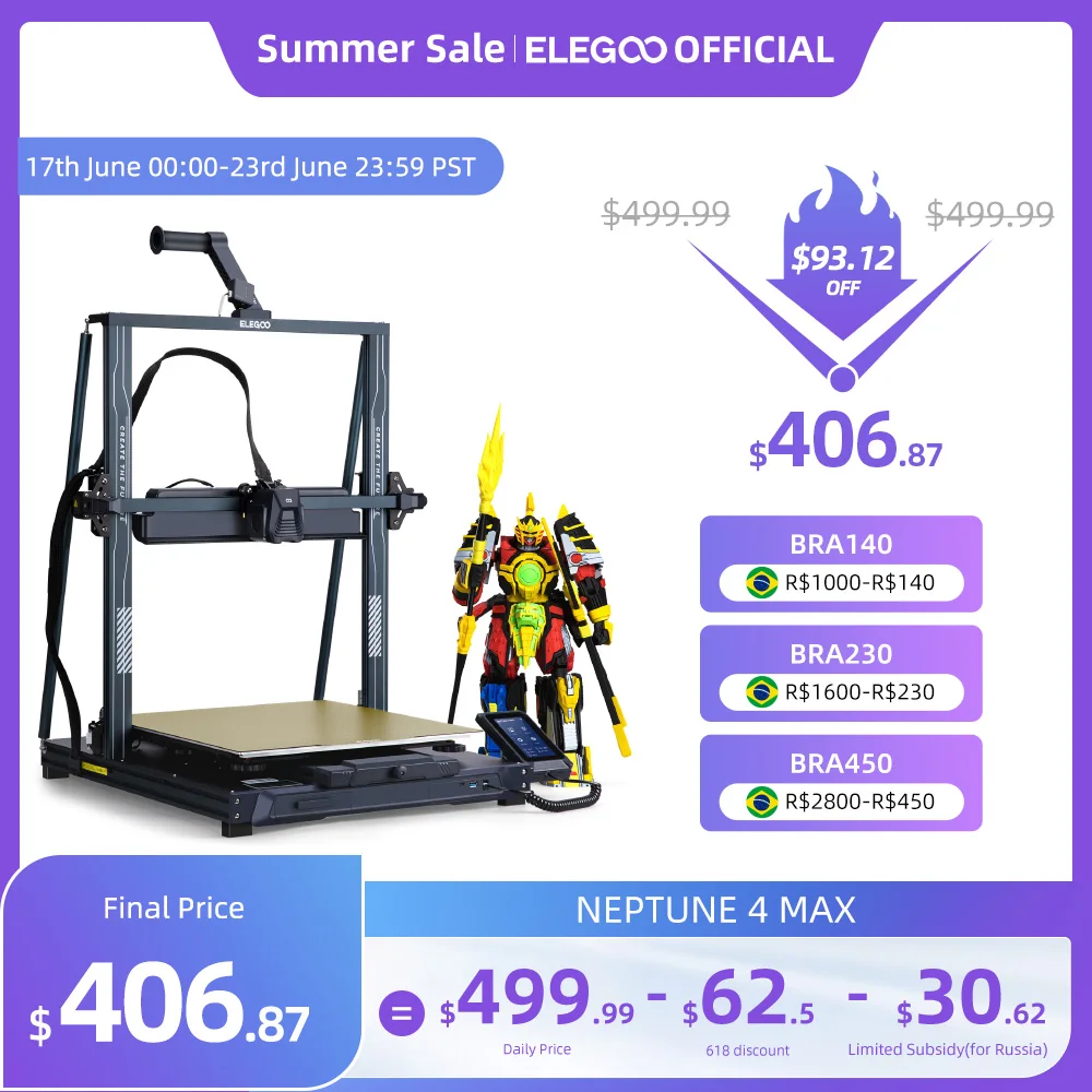 ELEGOO-NEPTUNE-4-MAX-FDM-3D-Printer-with-Up-to-500mm-s-Printing-Speed ...