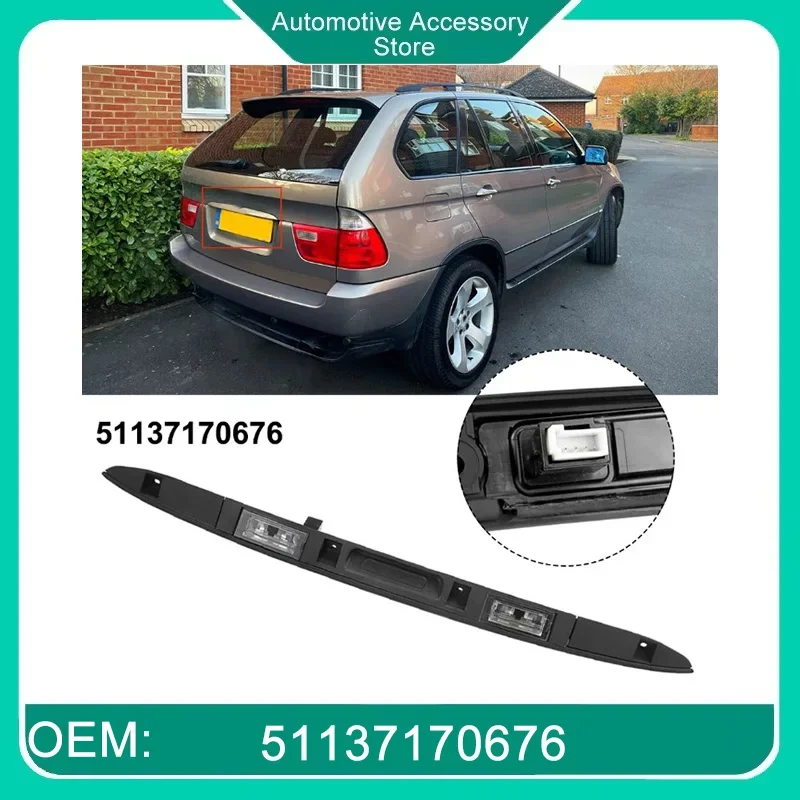 51137170676 Touring Boot Trunk Lid Rear Handle Grip With Key Button For ...