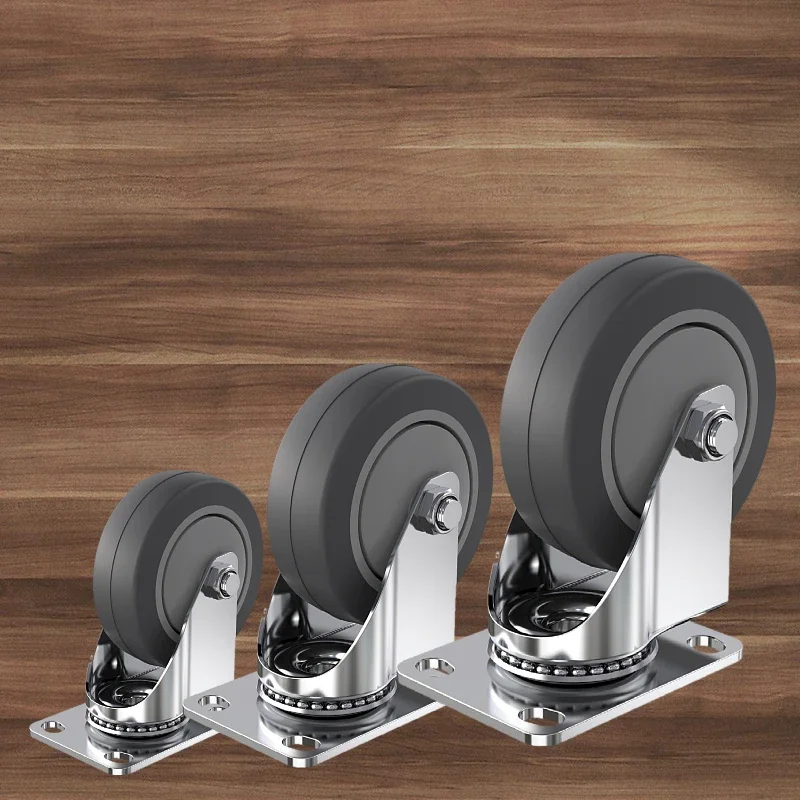 stainless-steel-304-casters-4inch-flat-universal-casters-with-brakes ...