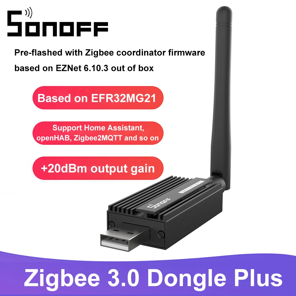 SONOFF ZB Dongle E USB Dongle Plus Zigbee 3.0 Universal Gateway Support Home Assistant ...
