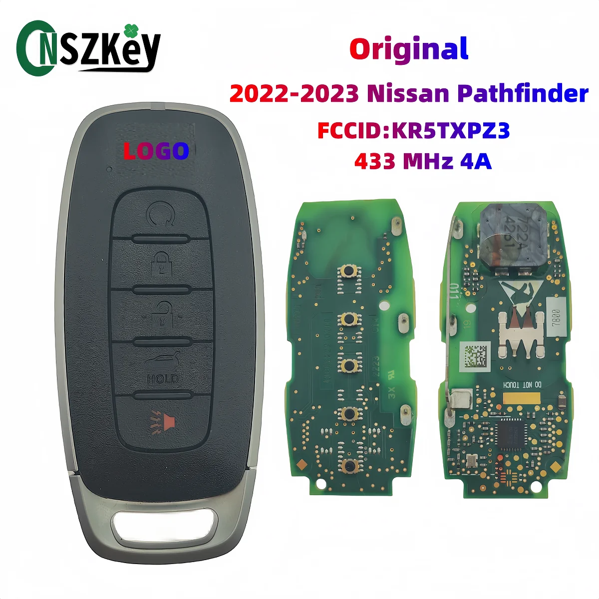 CNSZKey-FCCID-KR5TXPZ3-Original-Smart-Remote-Key-For-Nissan-2022-2023 ...