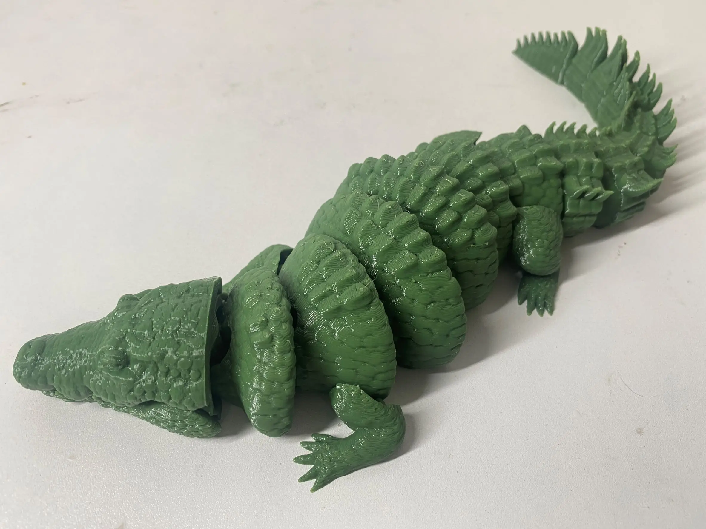 Crocodile-ornaments-with-movable-joints-crocodile-toy-figures-model ...