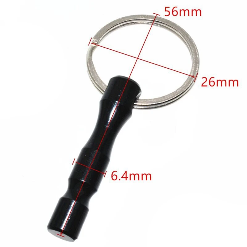 1pc-Black-Metric-Keychain-Extension-with-5-6pcs-Extension-Keychain ...