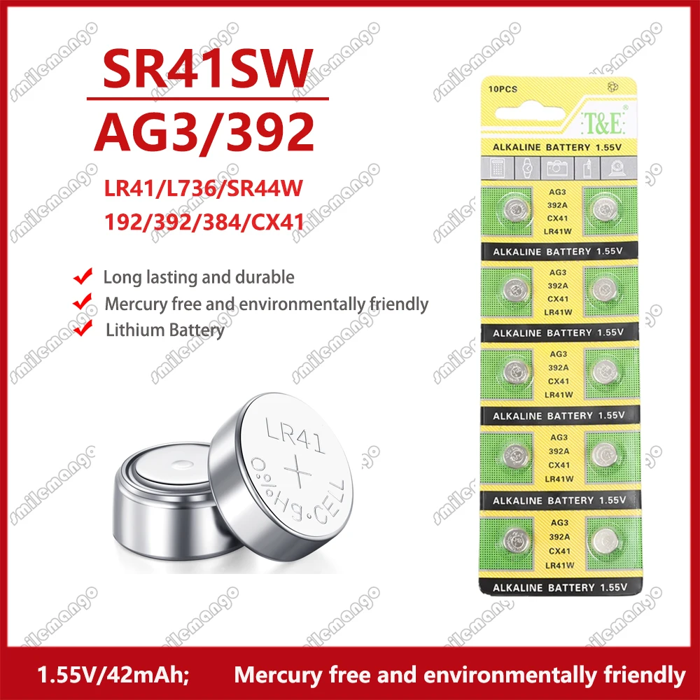 Pilas-alcalinas-de-bot-n-AG3-LR41-SR41-1-55-392-pila-redonda-L736-192 ...