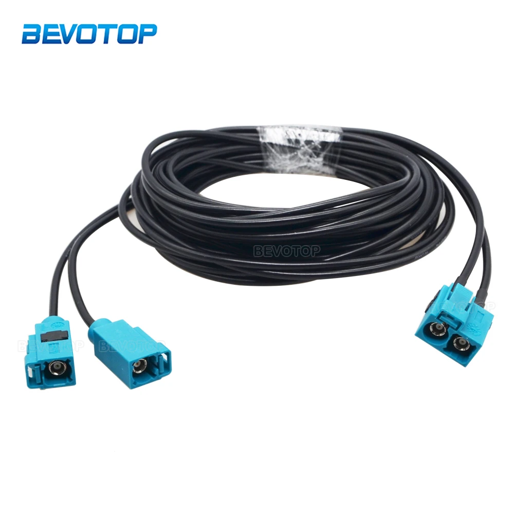 Twin Fakra Z Female to Dual Fakra Z Female Jack RG174 Cable Radio ...