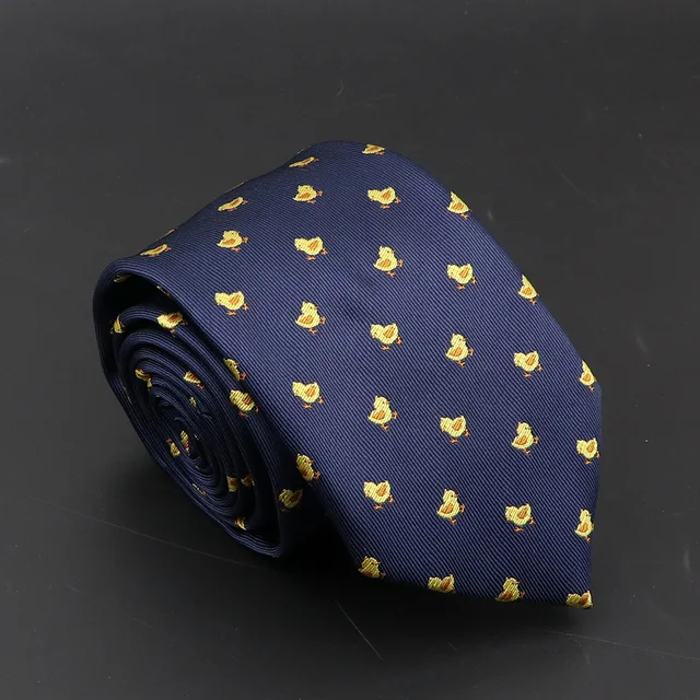 Corbata con estampado azul para hombre, corbatas de cuello con patrón ...