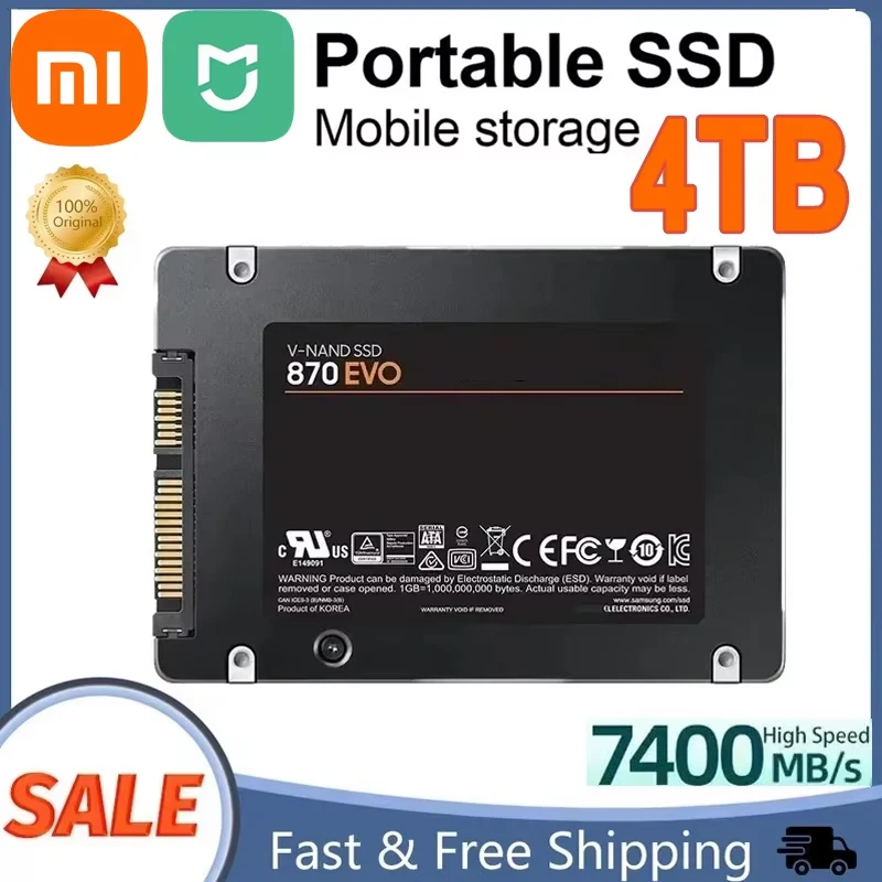 Xiaomi-Mijia-4TB-Solid-State-Disk-SSD-870-EVO-500G-1T-2T-Internal-HDD ...