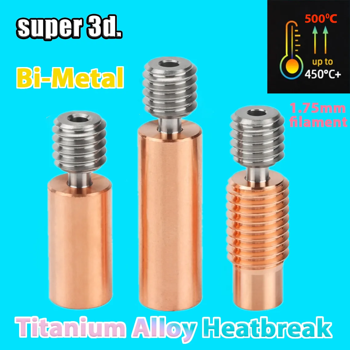 Bi-Metal-Throat-Heat-Break-Titanium-Alloy-TC4-Red-Copper-All-Metal-3D ...