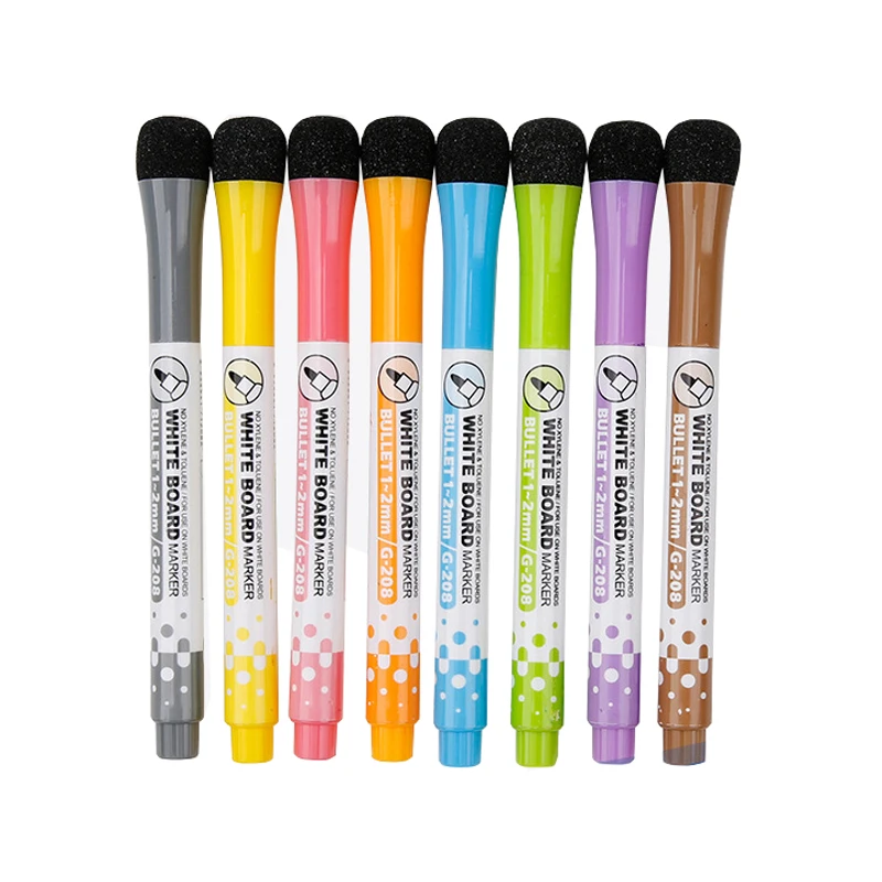 8-Colors-Erasable-Magnetic-Whiteboard-Marker-Pen-Blackboard-Marker ...