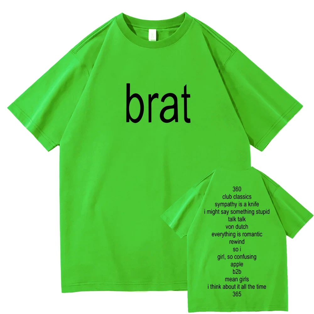 Charli-XCX-Brat-Tour-2024-T-Shirt-Fashion-Men-Women-Harajuku-Letter ...