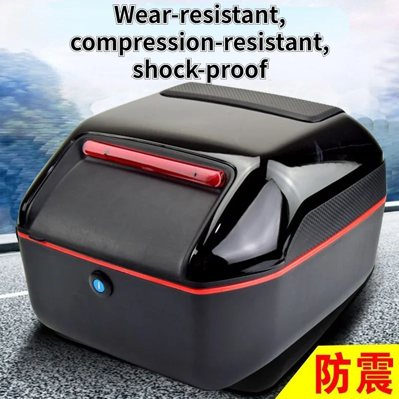 Motorcycle-Trunk-with-Support-Helmet-Storage-Box-Electric-Bike-Trunk ...