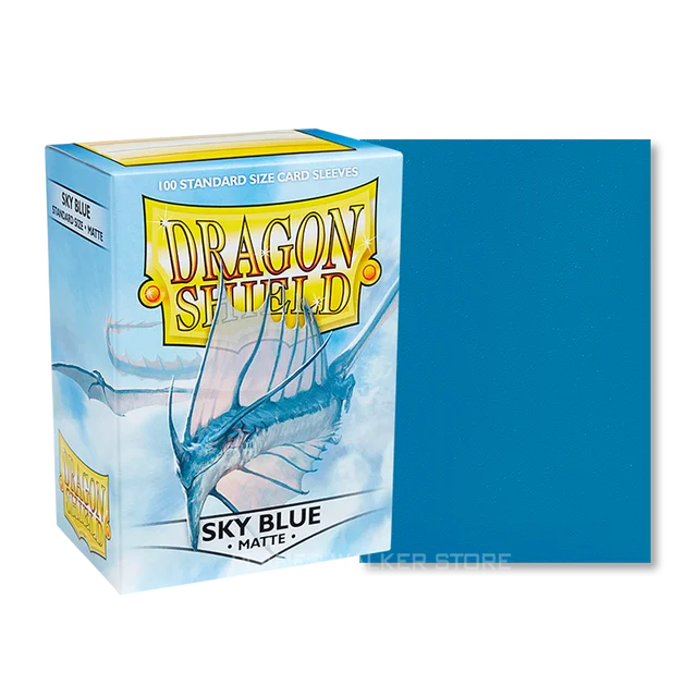 100 PCS/BOX Colorful Matte Cards Sleeves Denmark Dragon Shield Cards ...