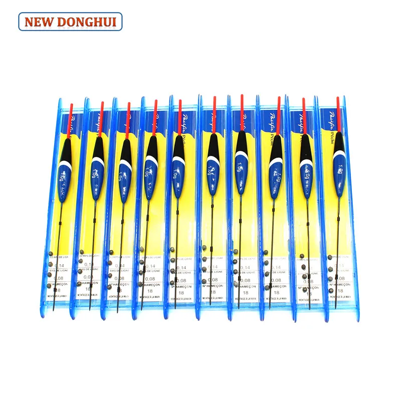 Newdonghui-5PCS-1-0G-Carp-Fishing-Float-Set-Winder-Floats-Ready-Made ...