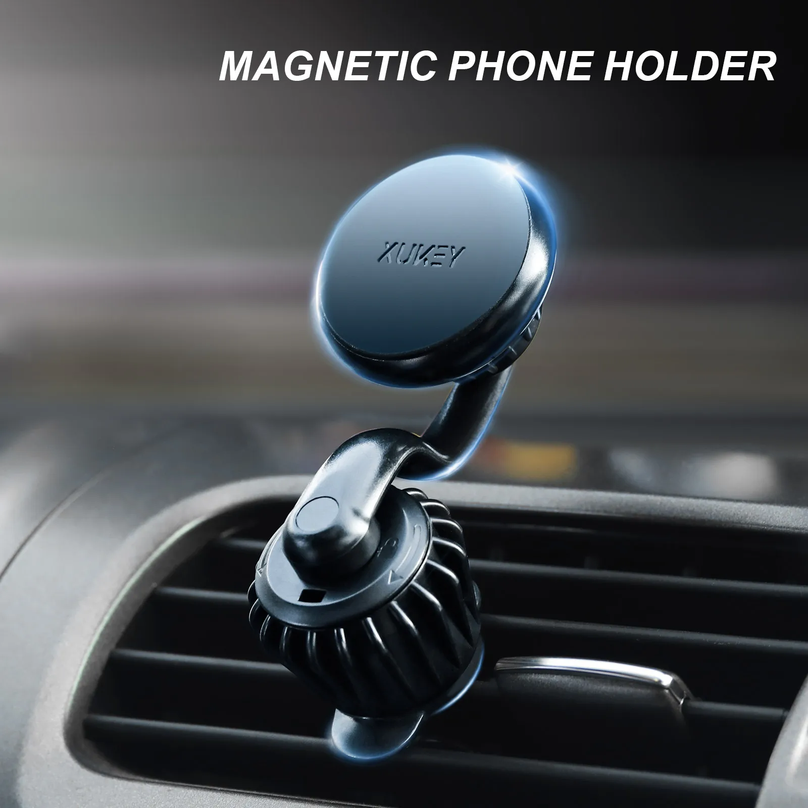 Magnetic Car Phone Holder Stand 360 Rotate Support For iPhone 14 13 GPS ...