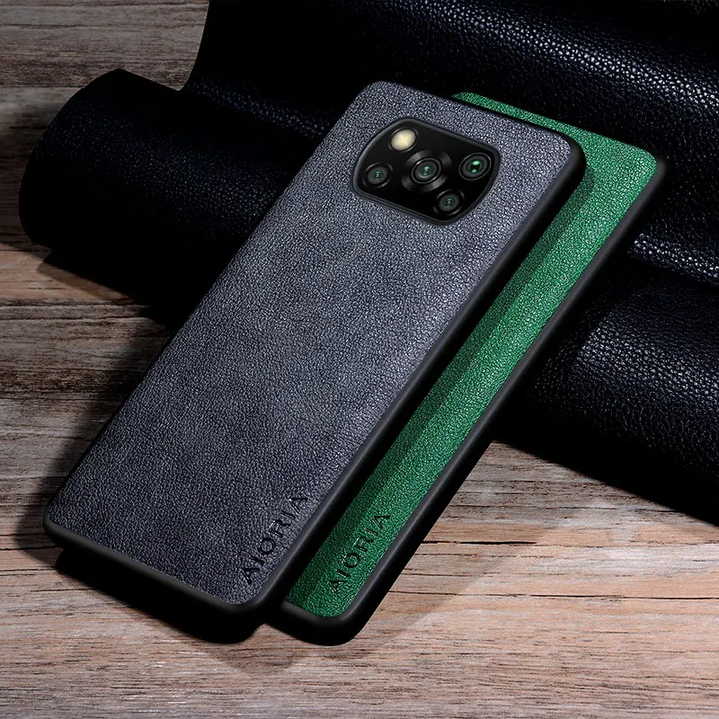 Case for Xiaomi Poco X3 Pro X3 NFC GT slim premium PU leather Funda ...