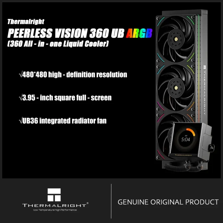 Thermalright PV 360 UB ARGB BLACK CPU Liquid Cooler Equipped with UB36 ...