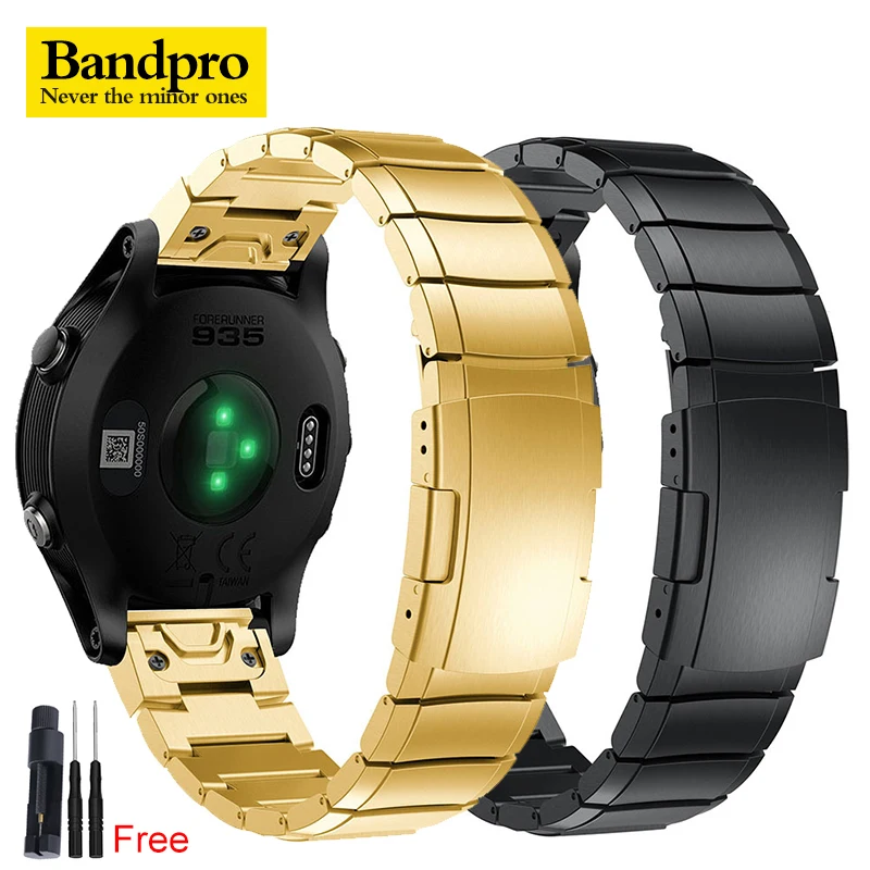 22mm-26mm-Quick-Fit-Titanium-Metal-Watch-Band-for-Garmin-Fenix-7-7X-7S ...